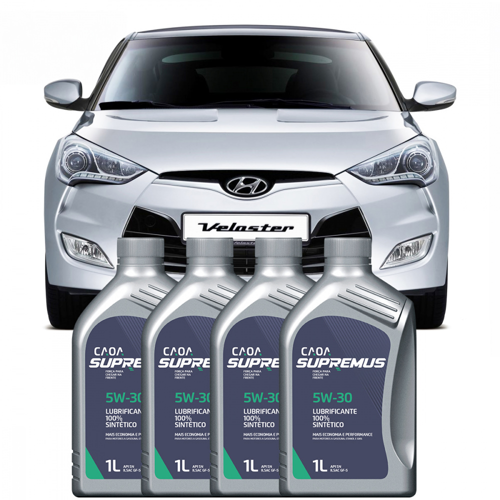 4 Óleo 5w30 Original Hyundai Veloster 2012 - 2013 140cv - Bobkar ...