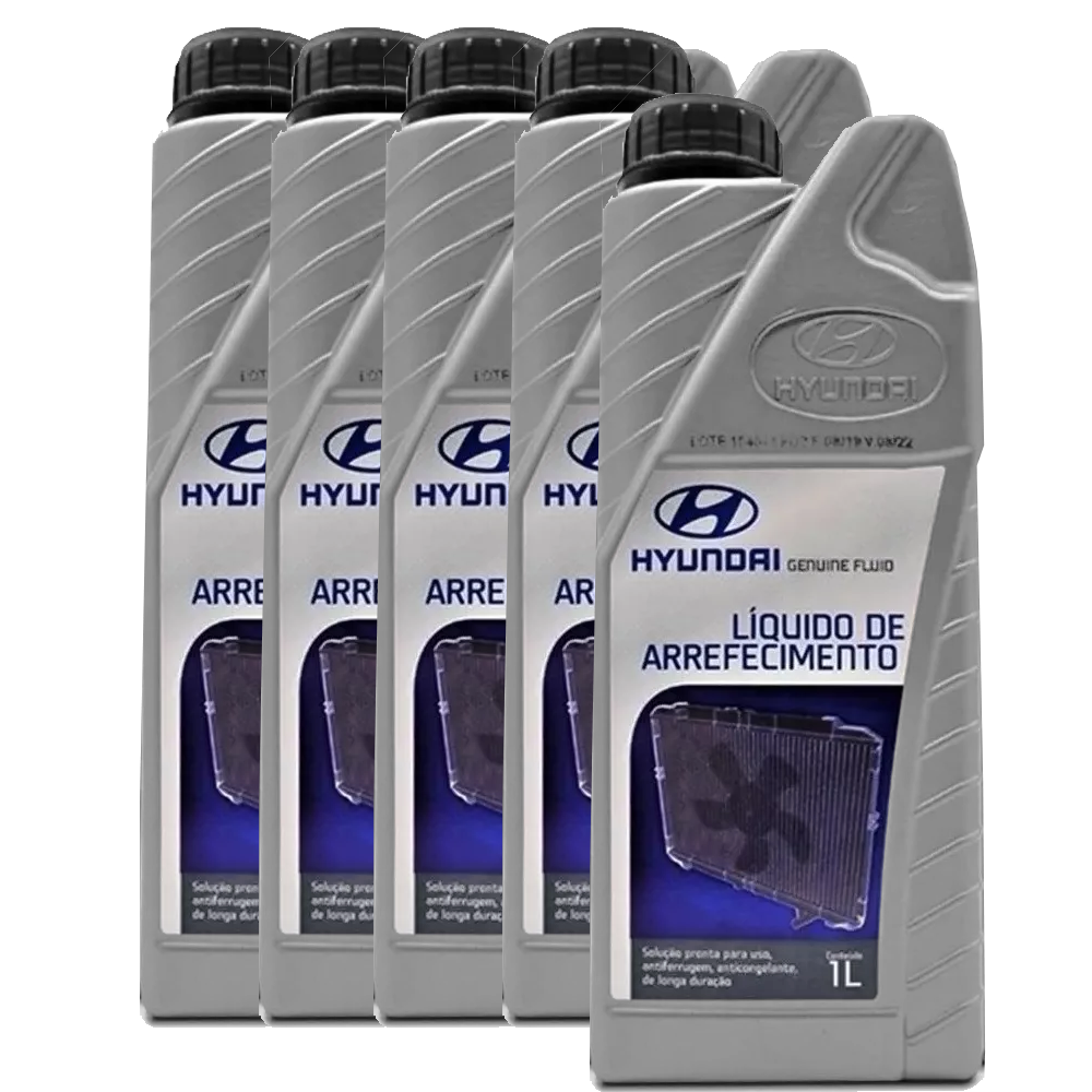 5 Aditivo para Radiador Fluido de Arrefecimento Original Hyundai ...