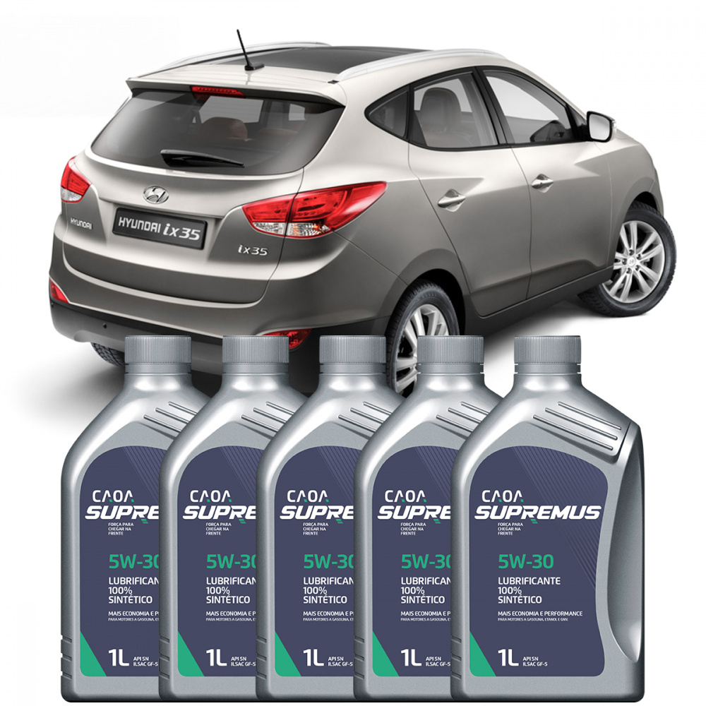 5 Óleo Sintético 5w30 Original Hyundai Ix35 2010 2.0 16v - Bobkar ...