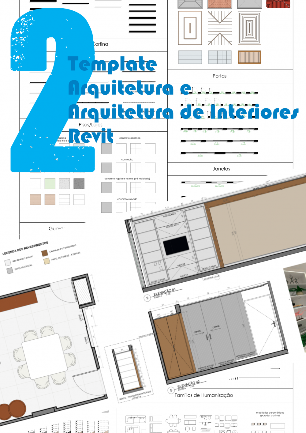 Template Arquitetura e Arquitetura de Interiores Revit 26 Versão ...