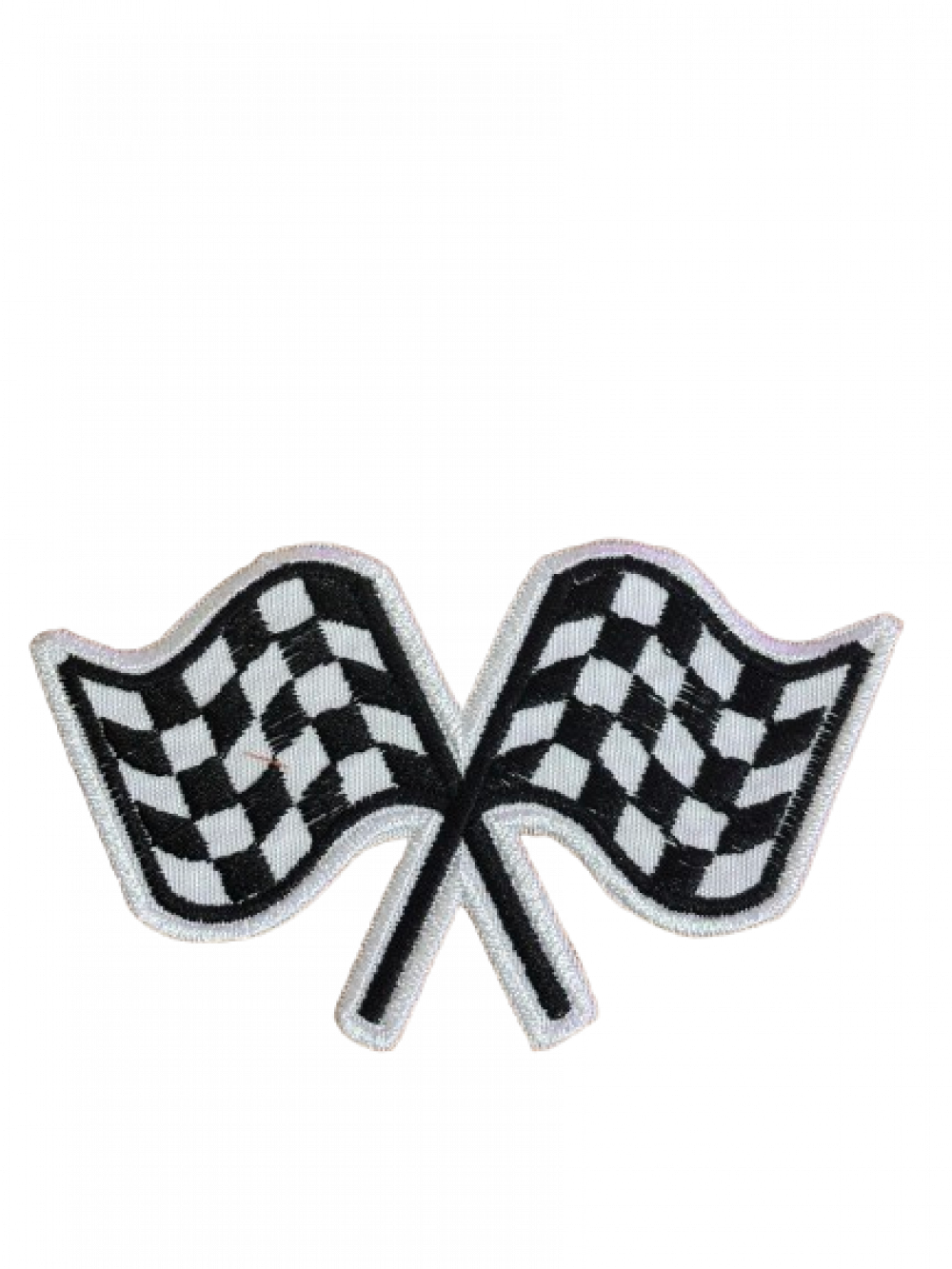 Bandeira de Largada - Bordado Termocolante - Bord' Art - A Loja Online ...