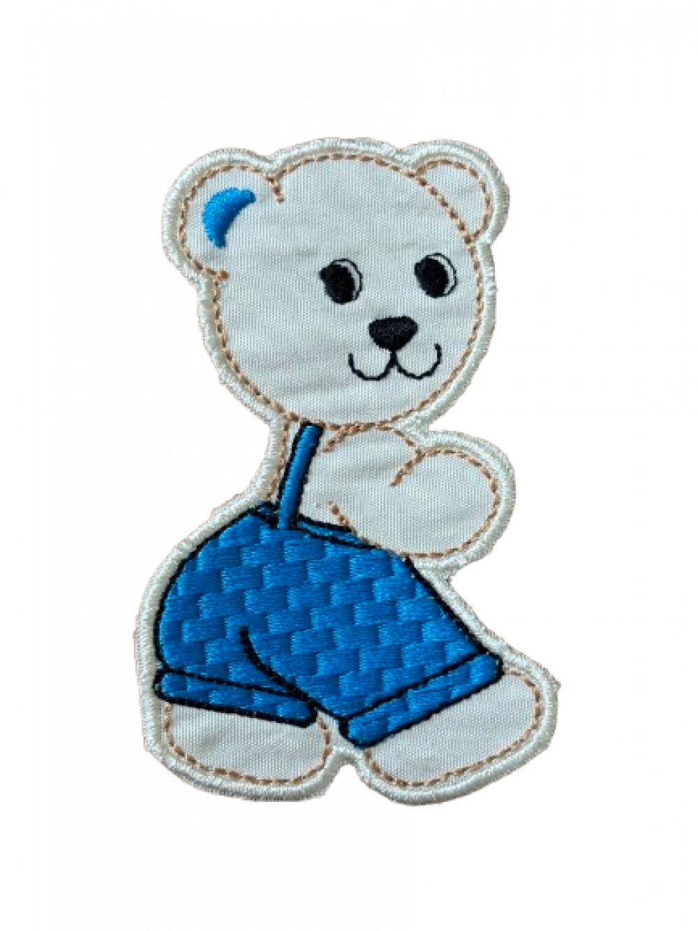 Ursinho Azul - Bordado Termocolante - Bord' Art - A Loja Online de ...