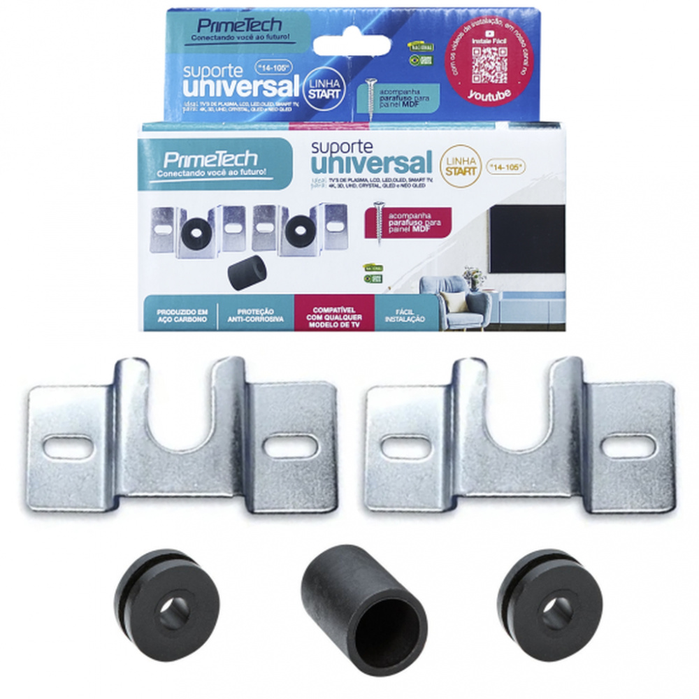 Suporte TV Fixo Universal 14" a 105" Linha Start PrimeTech - boriz