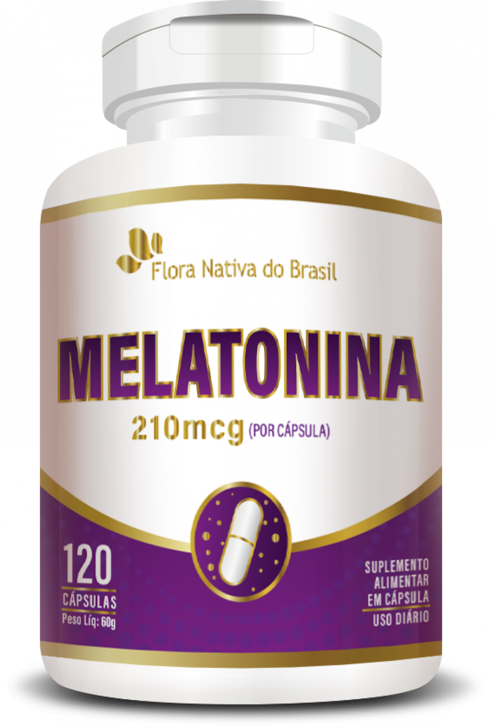 Melatonina 120 Caps (210mcg) - Botanyc