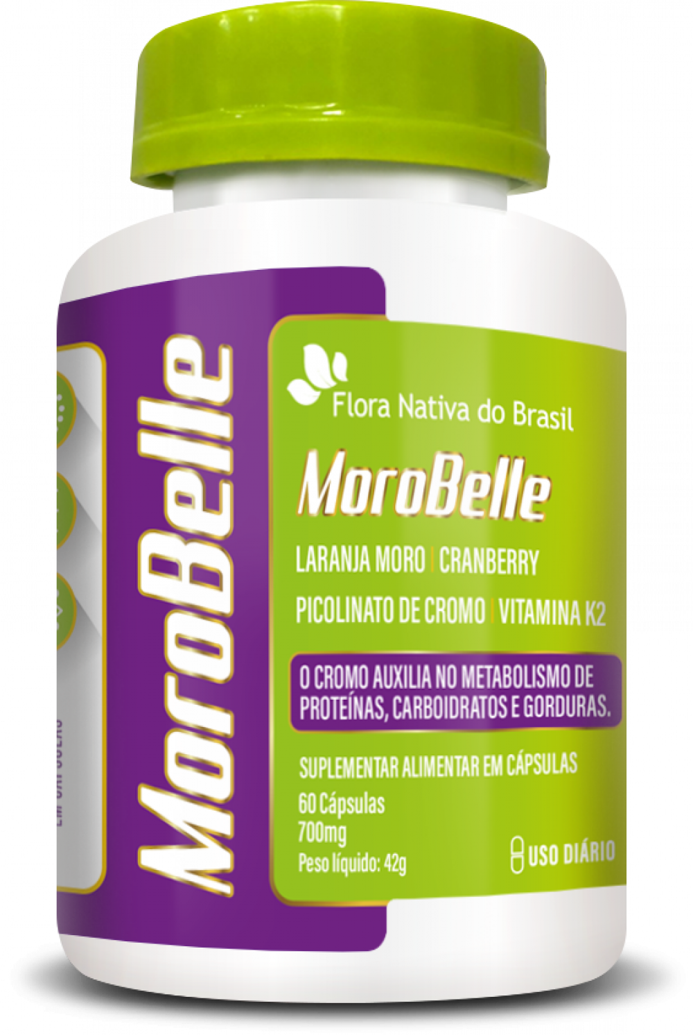 Morobelle 60 Cápsulas 700mg - Flora Nativa - Botanyc