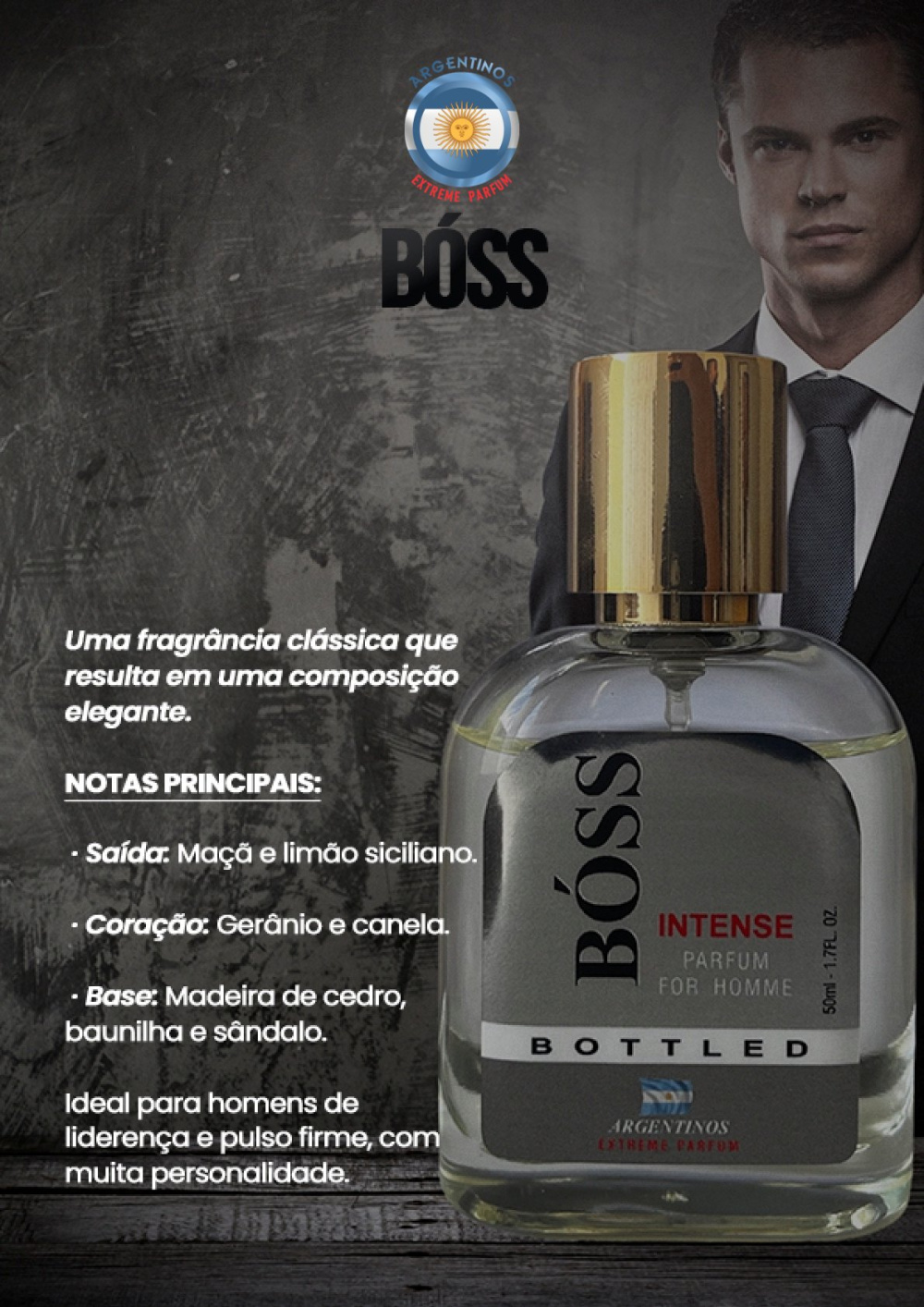 Perfume contratipo Boss - BOUTIQUE BUTTERFLY