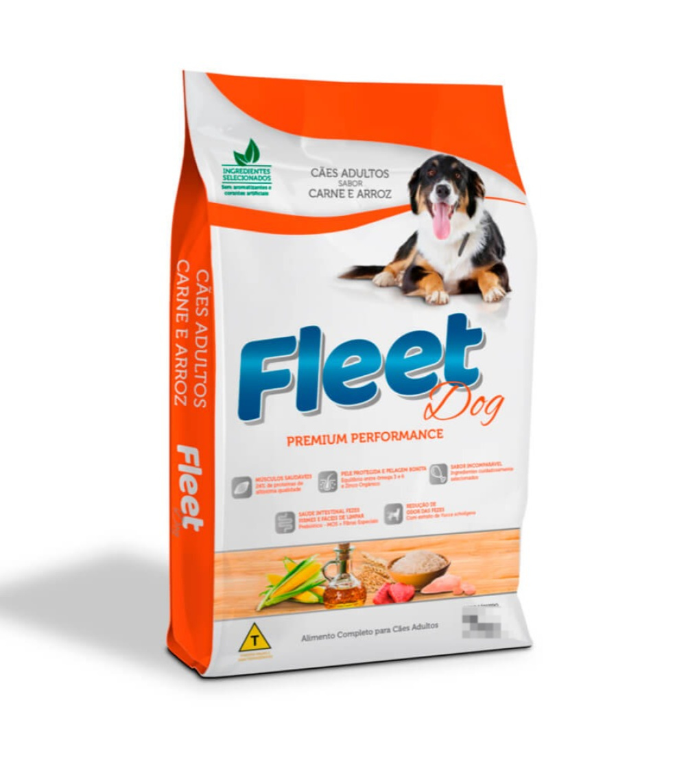 Fleet Dog Carne E Arroz Premium 25kg - Pet Shop BR Rações: o melhor ...