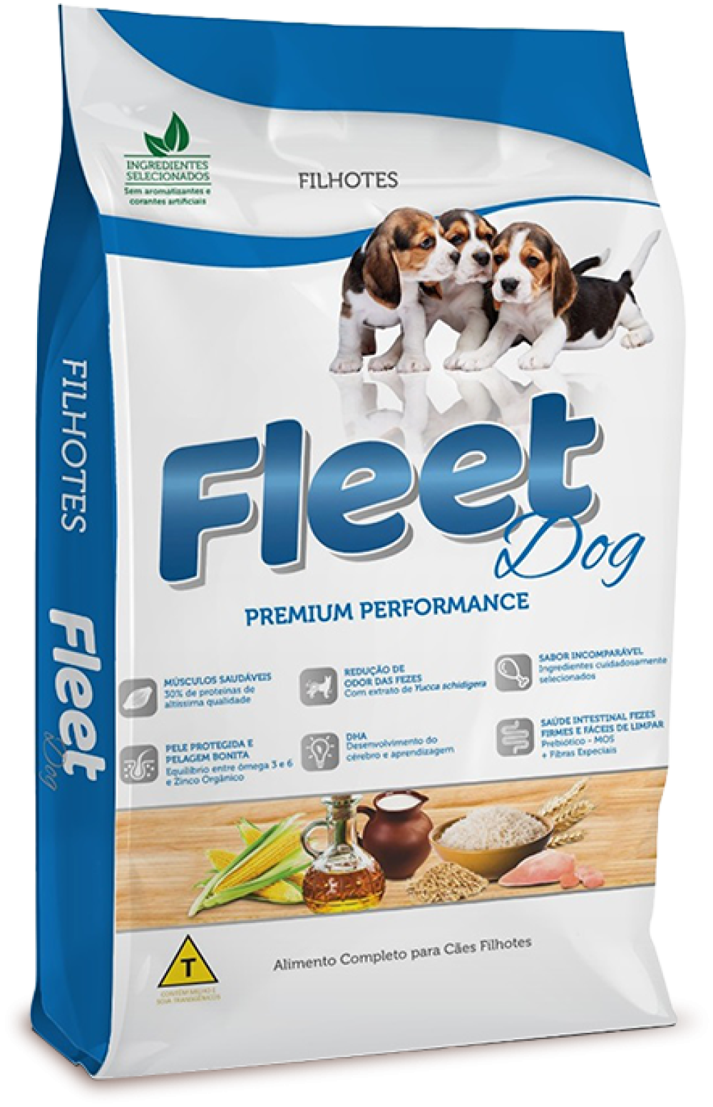 Fleet Dog Filhotes Premium 25kg - Pet Shop BR Rações: o melhor para seu pet