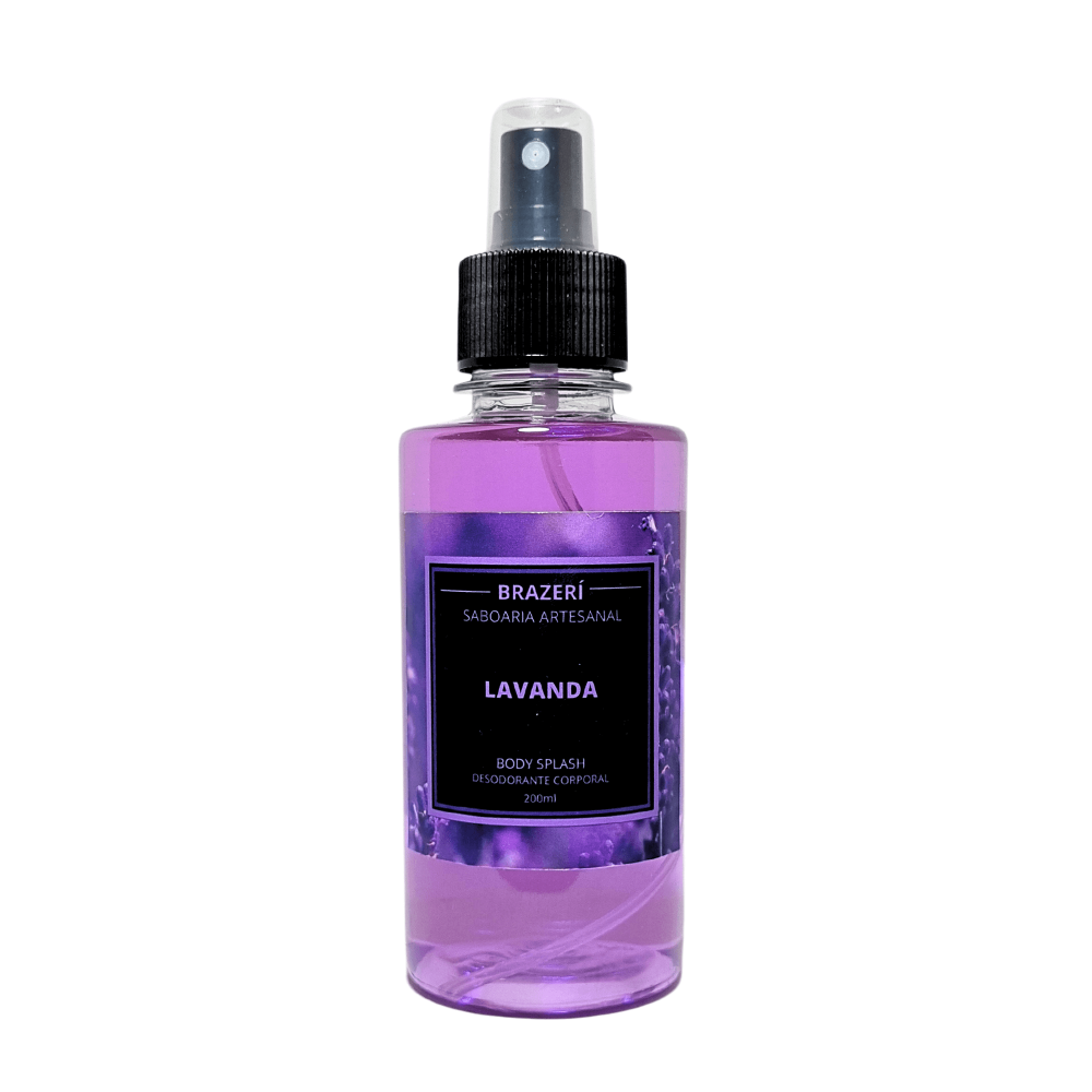 Body Splash Artesanal de Lavanda - Brazerí Saboaria Artesanal