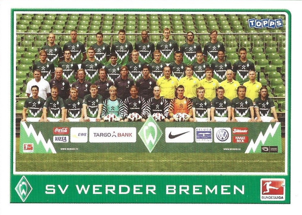 006 - SV Werder Bremen - Equipe - Brazil Stickers
