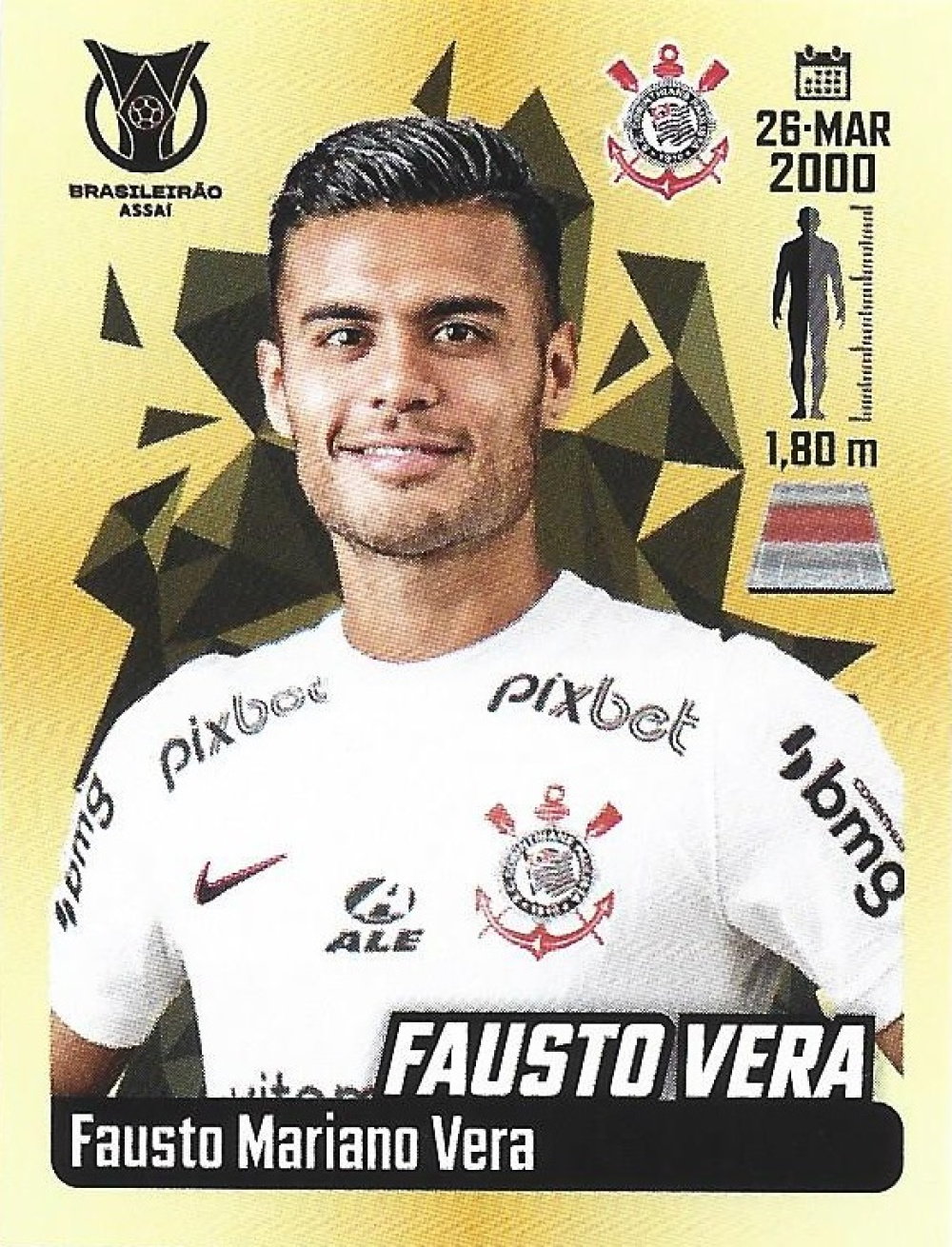 052 - Corinthians - Fausto Vera - Brazil Stickers