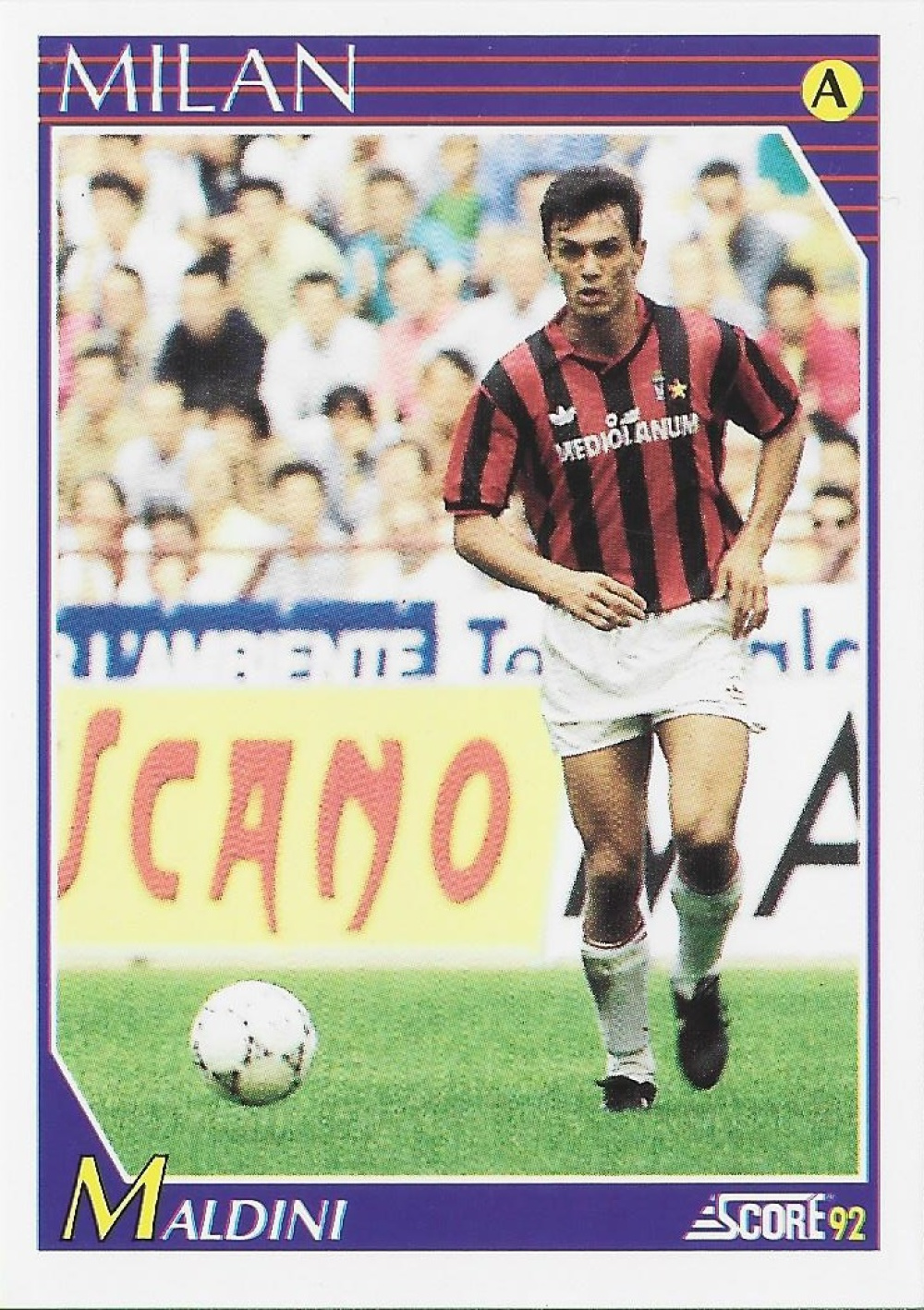 168 - A.C. Milan - Paolo Maldini - Brazil Stickers