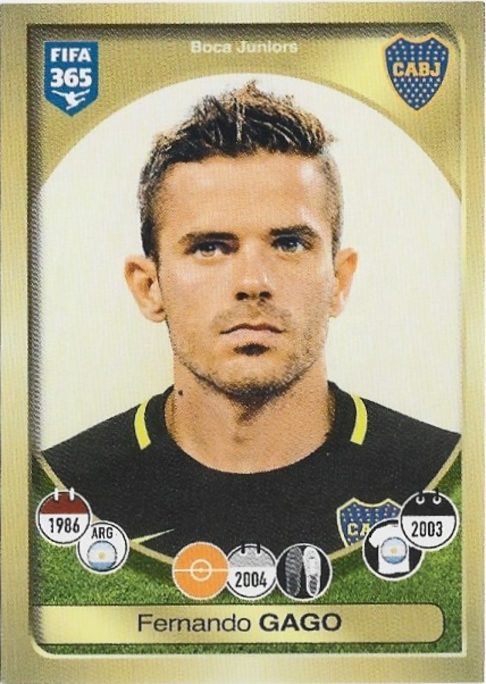 185 - Boca Juniors - Fernando Gago - Brazil Stickers