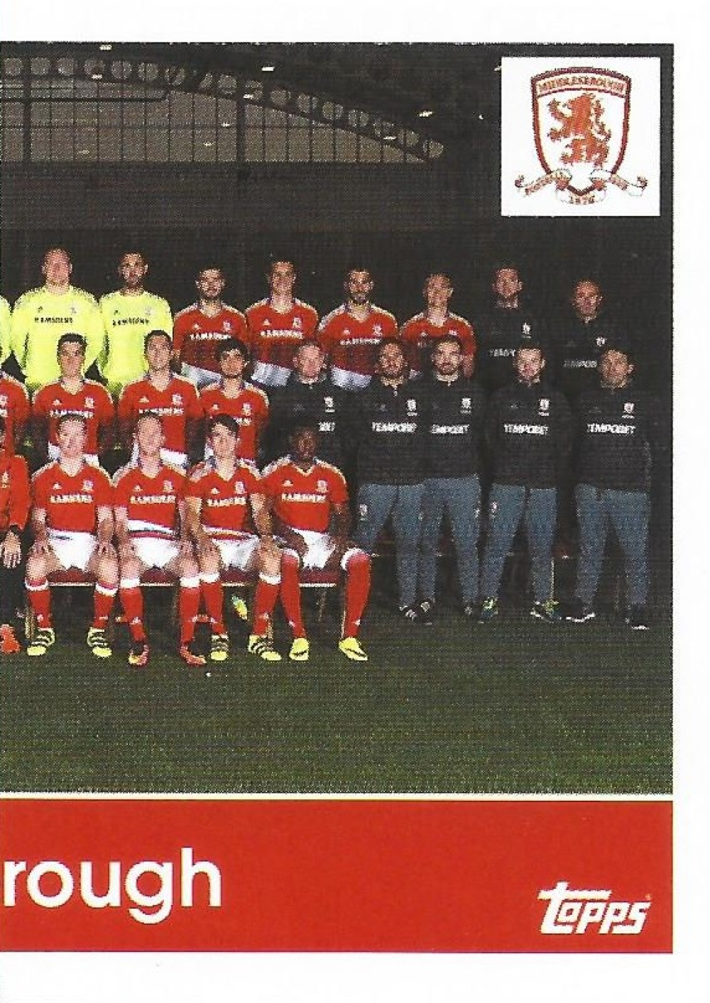 203 - Middlesbrough - Equipe - Brazil Stickers