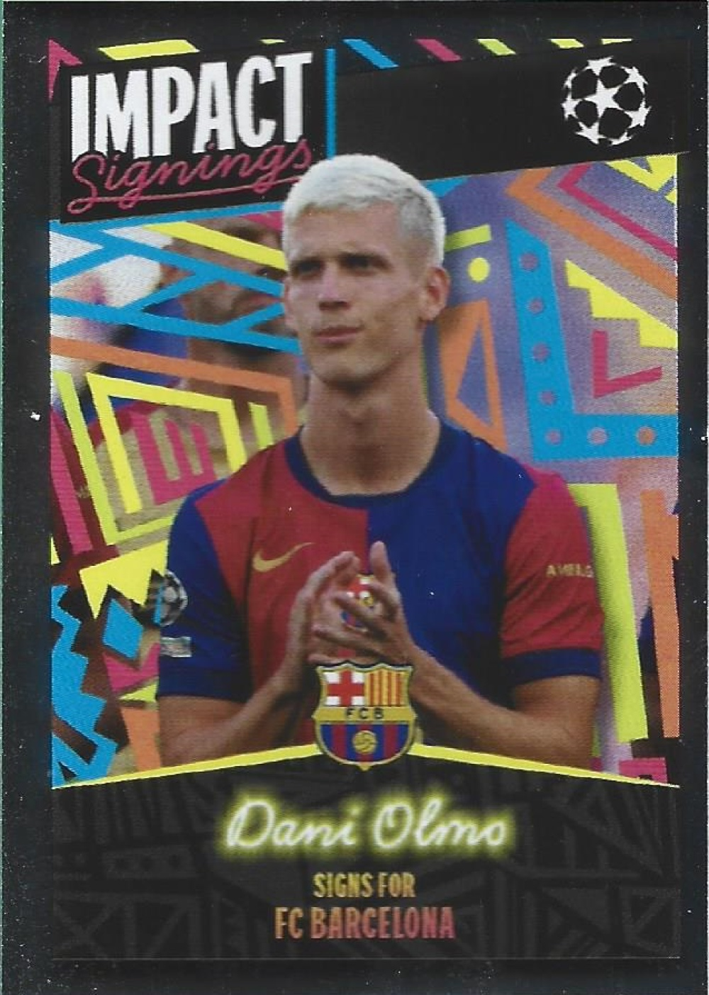 416 - Impact Signings - Dani Olmo (FC Barcelona) - Brazil Stickers