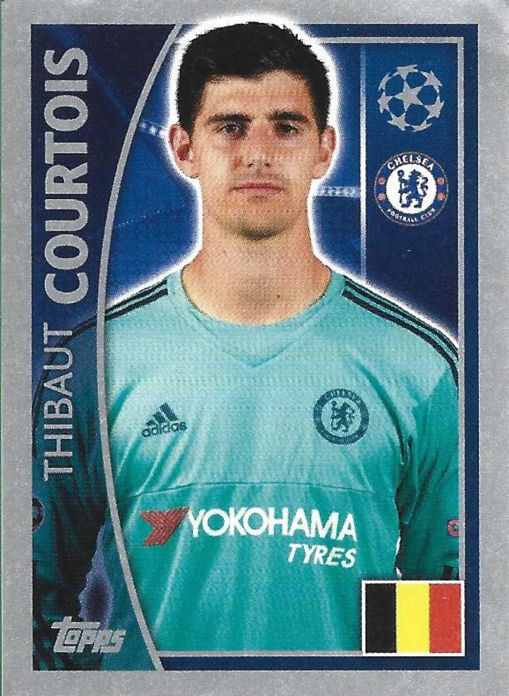 450 - Chelsea FC - Thibaut Courtois - Brazil Stickers