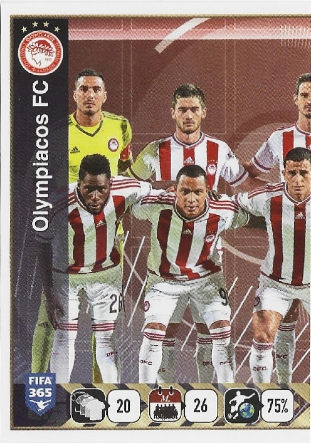 537 - Olympiacos FC - Equipe - Brazil Stickers