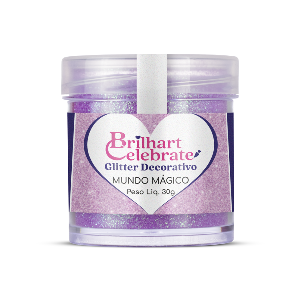 Glitter Decorativo 30g Premium - Mundo Mágico - Brilhart Celebrate