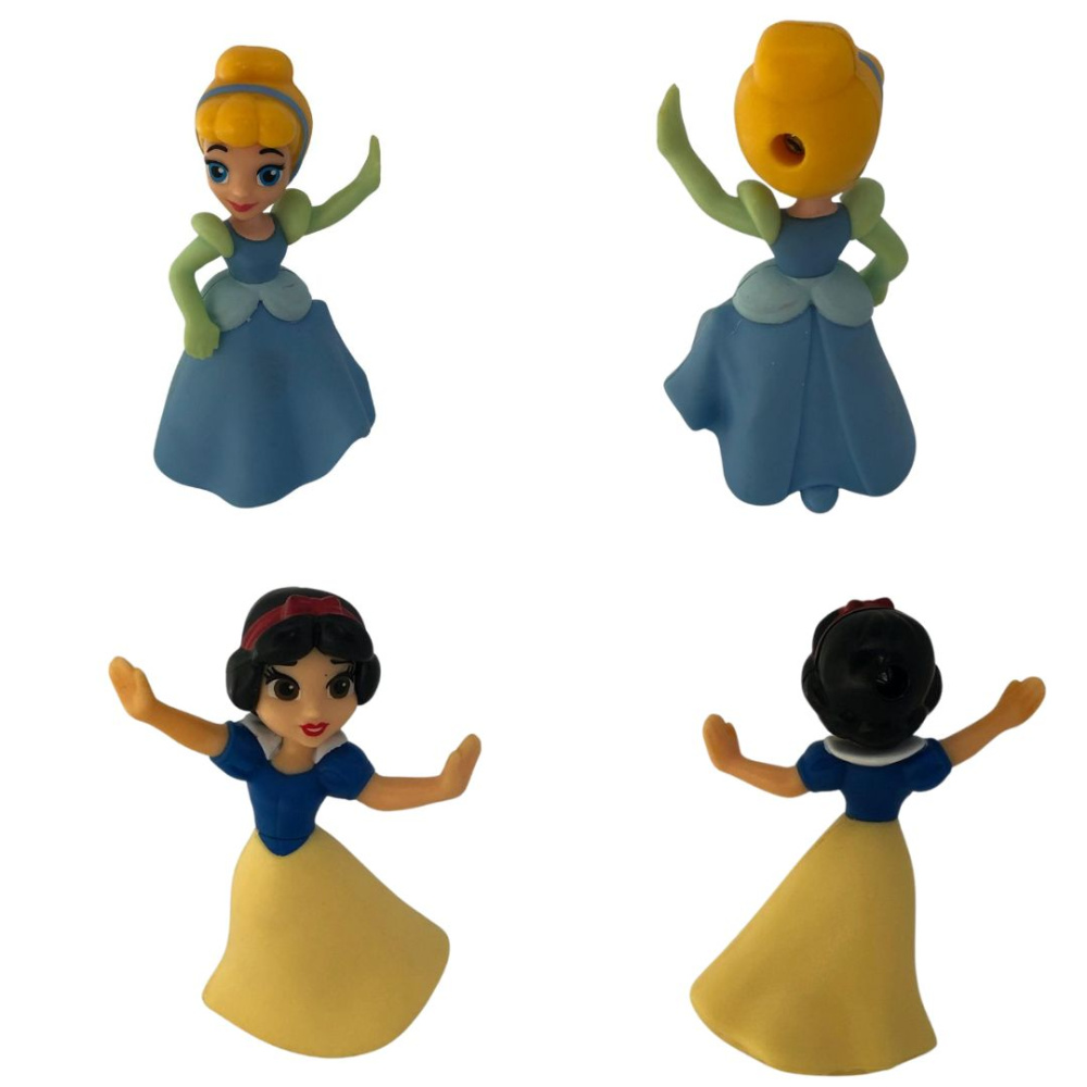 Bonecos Branca de Neve e Cinderela McDonald's 2021 - Brinquedos Coleção