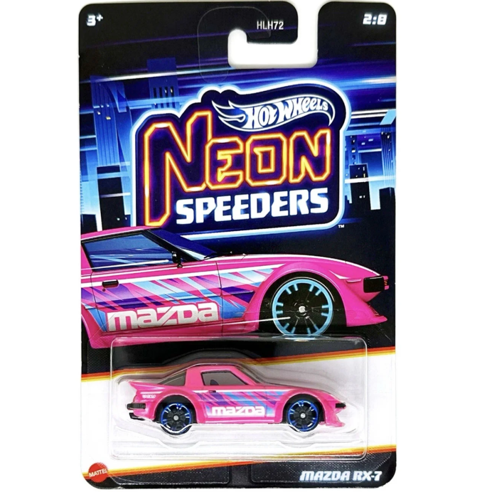 Hot Wheels Mazda RX-7 Neo Speeders Rosa JCB01 Mattel - Bueno Collectibles