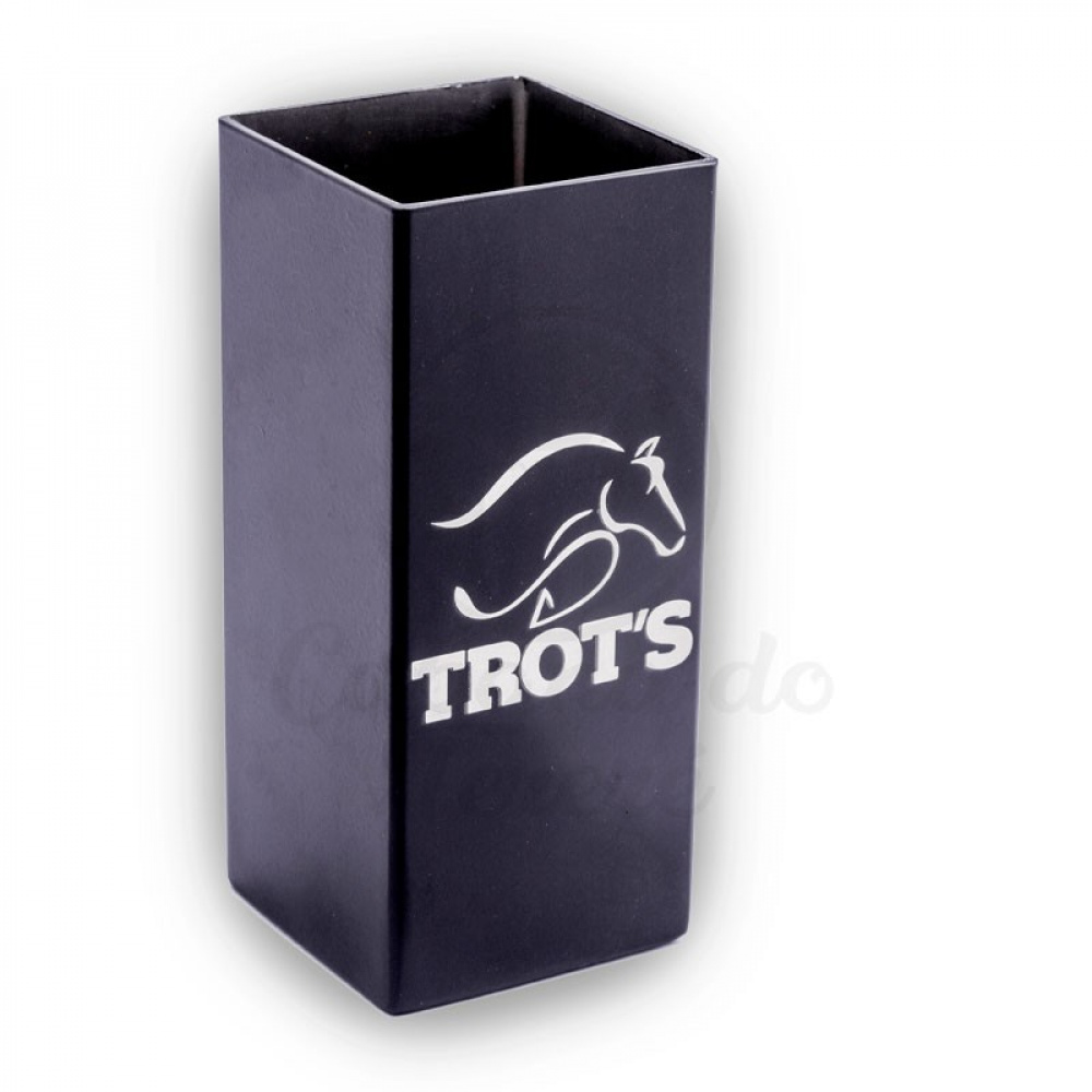 Copo Inox Preto Fosco Trots - Quadrado | ORIGINAL | Cabana do Tereré ...