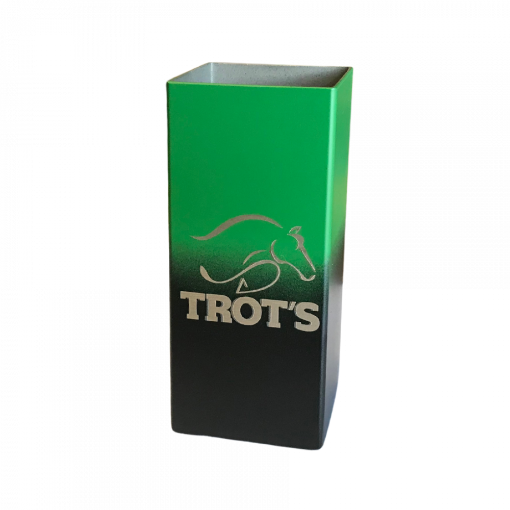 Copo Inox Trots - Quadrado - Verde / Preto - Cabana do Tereré
