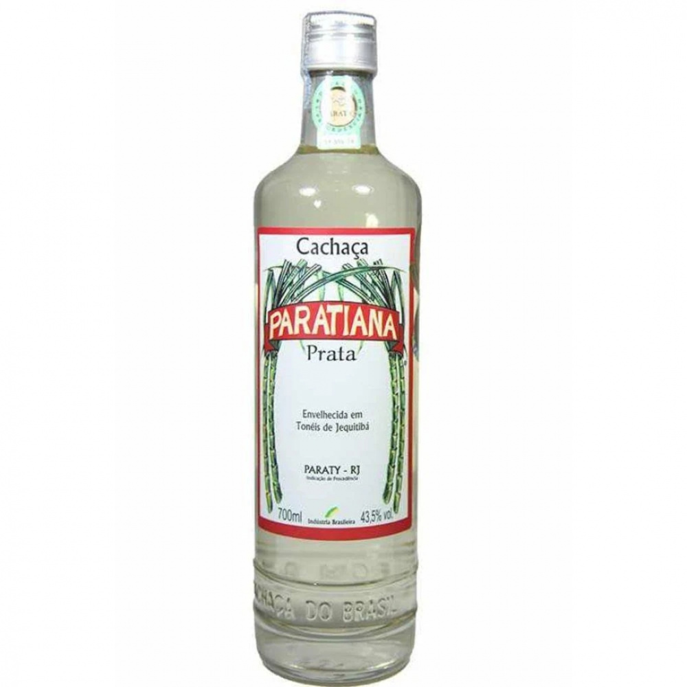 Cachaça Paratiana Prata 700ml - Cachaçaria SP