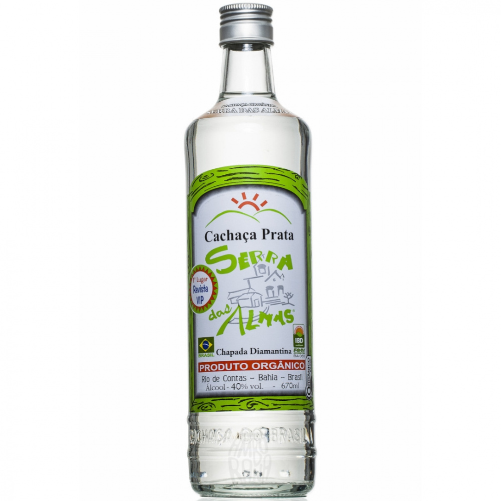 Cachaça Serra Das Almas Prata 670ml - Cachaçaria SP