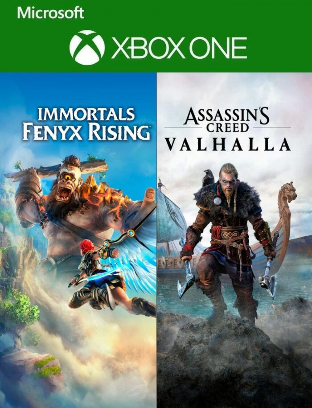 Assassin s Creed Valhalla + Immortals Fenyx Rising Xbox - Cacto Games Store