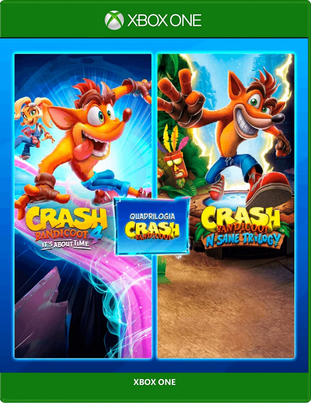 Crash Bandicoot Pacote Quadrilogia Xbox - Cacto Games Store