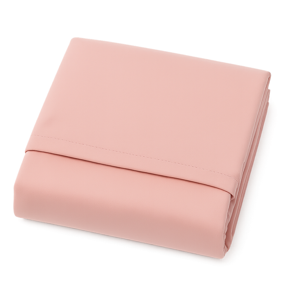 Lençol Queen 100% Algodão com Elástico Avulso - Rosa Claro - Callandra