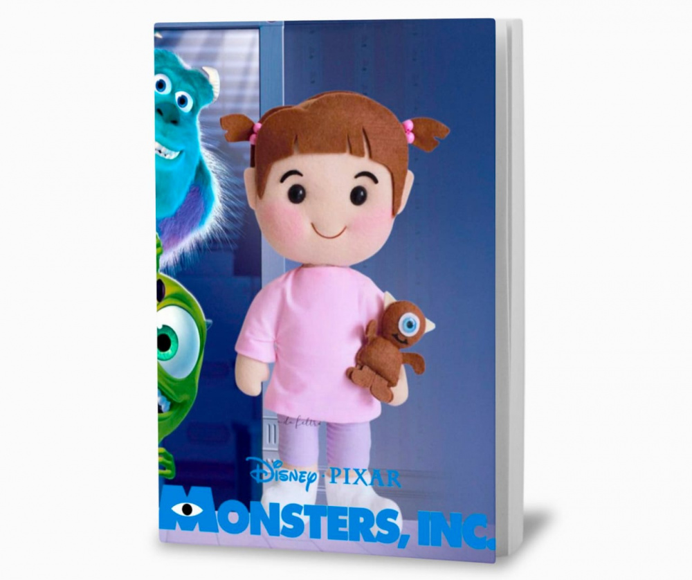 Apostila de Moldes Boo Monstros S.A - Cantinho do Feltro