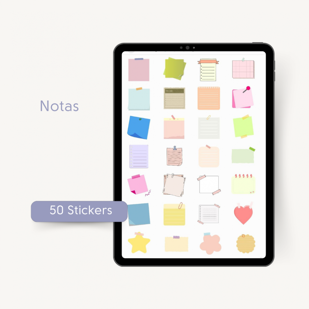 Notas adesivas - Carol Dicas de Estudos
