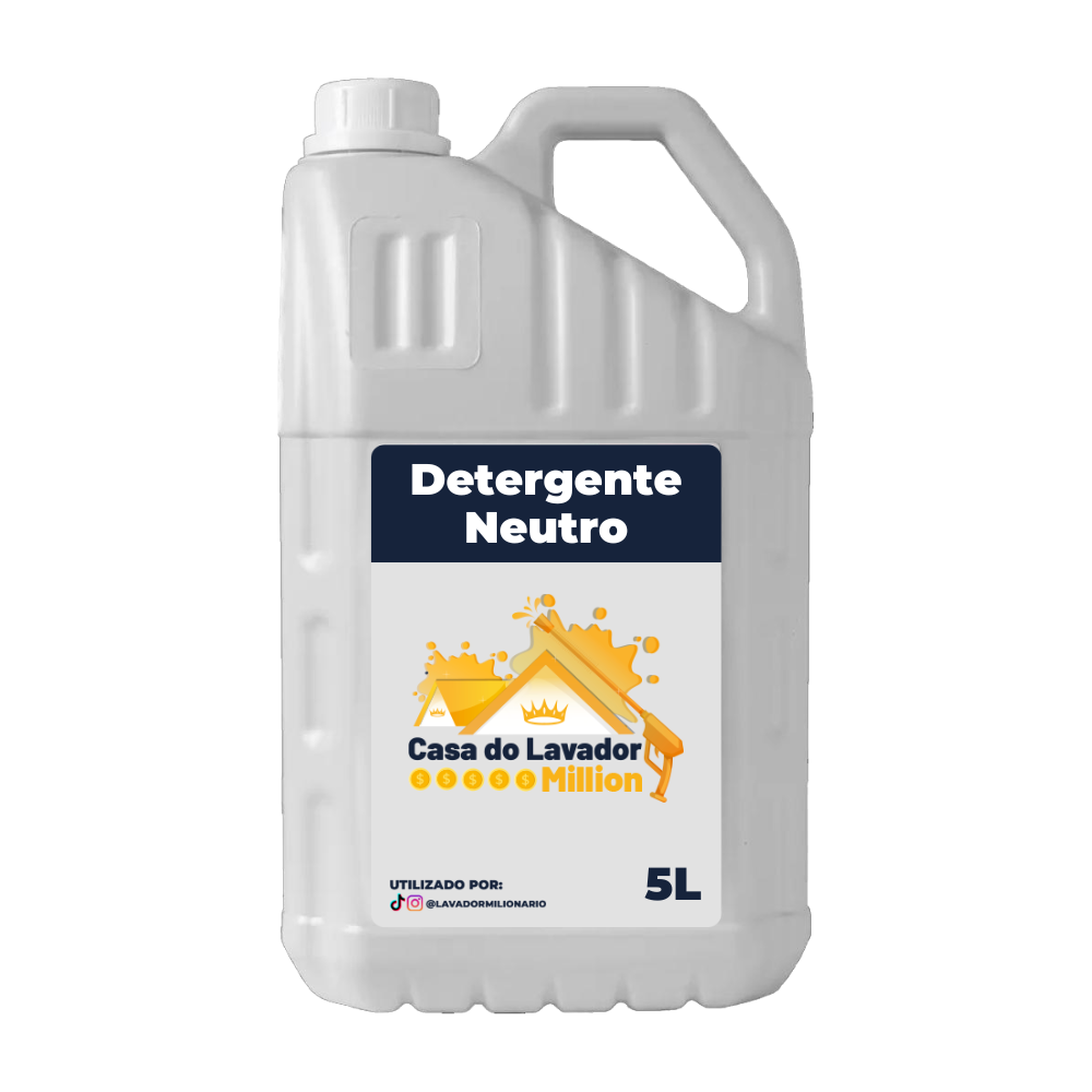 Detergente Neutro 5L - Casa do Lavador Million