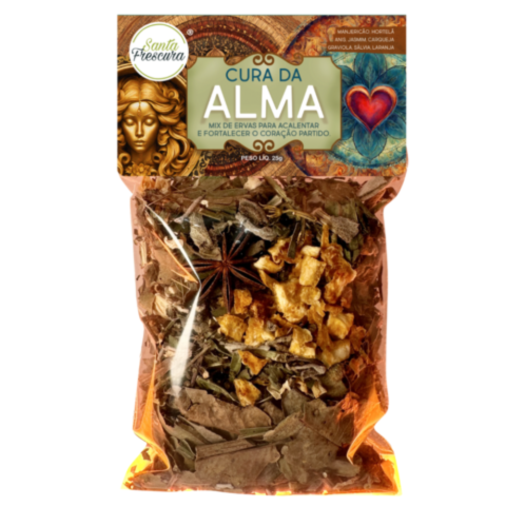 CURA ALMA ERVAS MIX - Casal do Dendê Artigos Religiosos