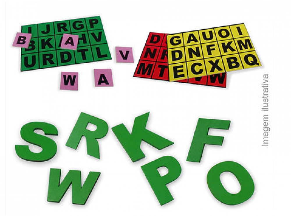 Bingo de Letras. - CeciCriando