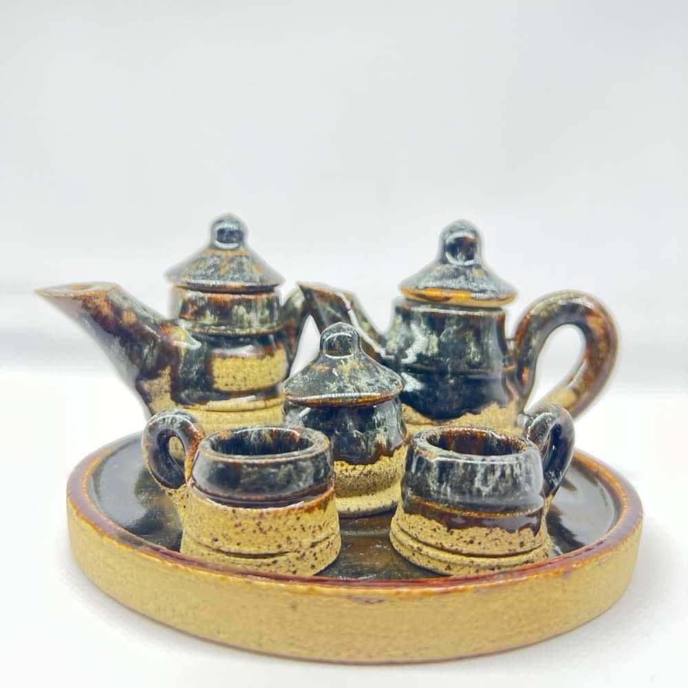 Kit Miniatura Preto - Cerâmica Débora