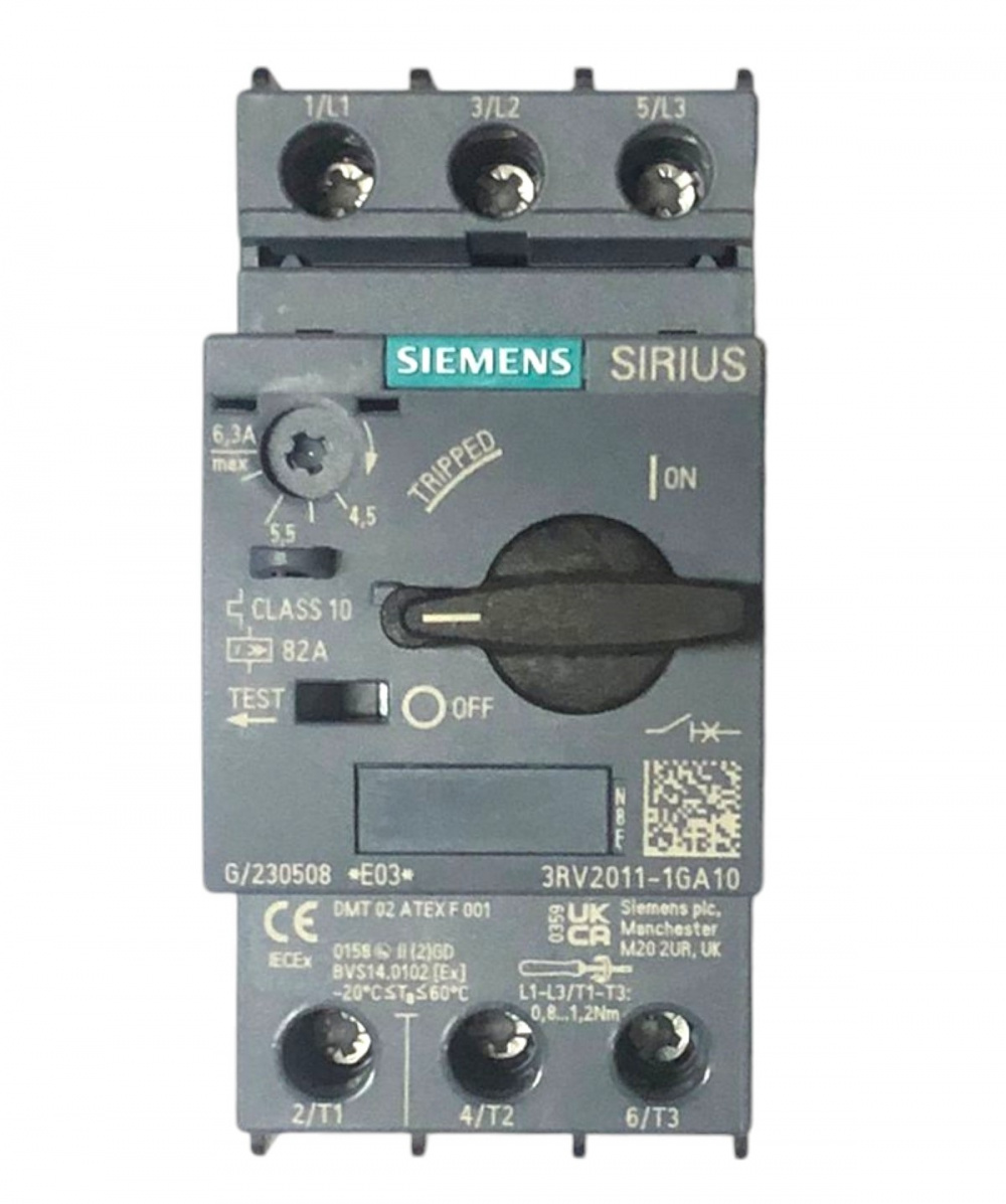 Disjuntor Proteção Motor 3rv2011-1ga10 4,5-6,3a Siemens - Cerel ...