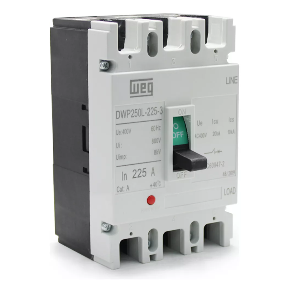 Disjuntor Trifásico Caixa Moldada Weg 225a - Cerel Soluções Elétricas