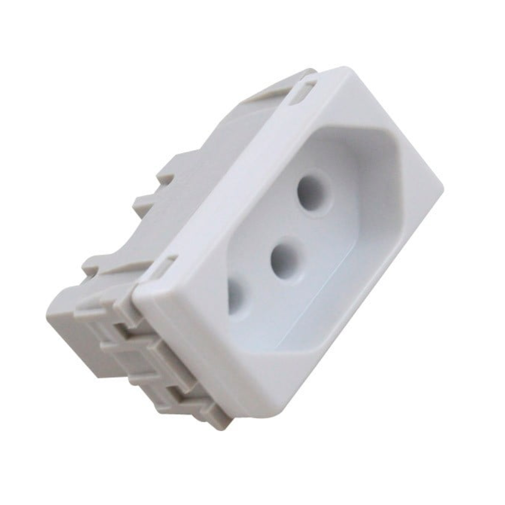 Módulo Tomada 2P+T 10 A 250 V Branco - Tramontina - Cerel Soluções ...
