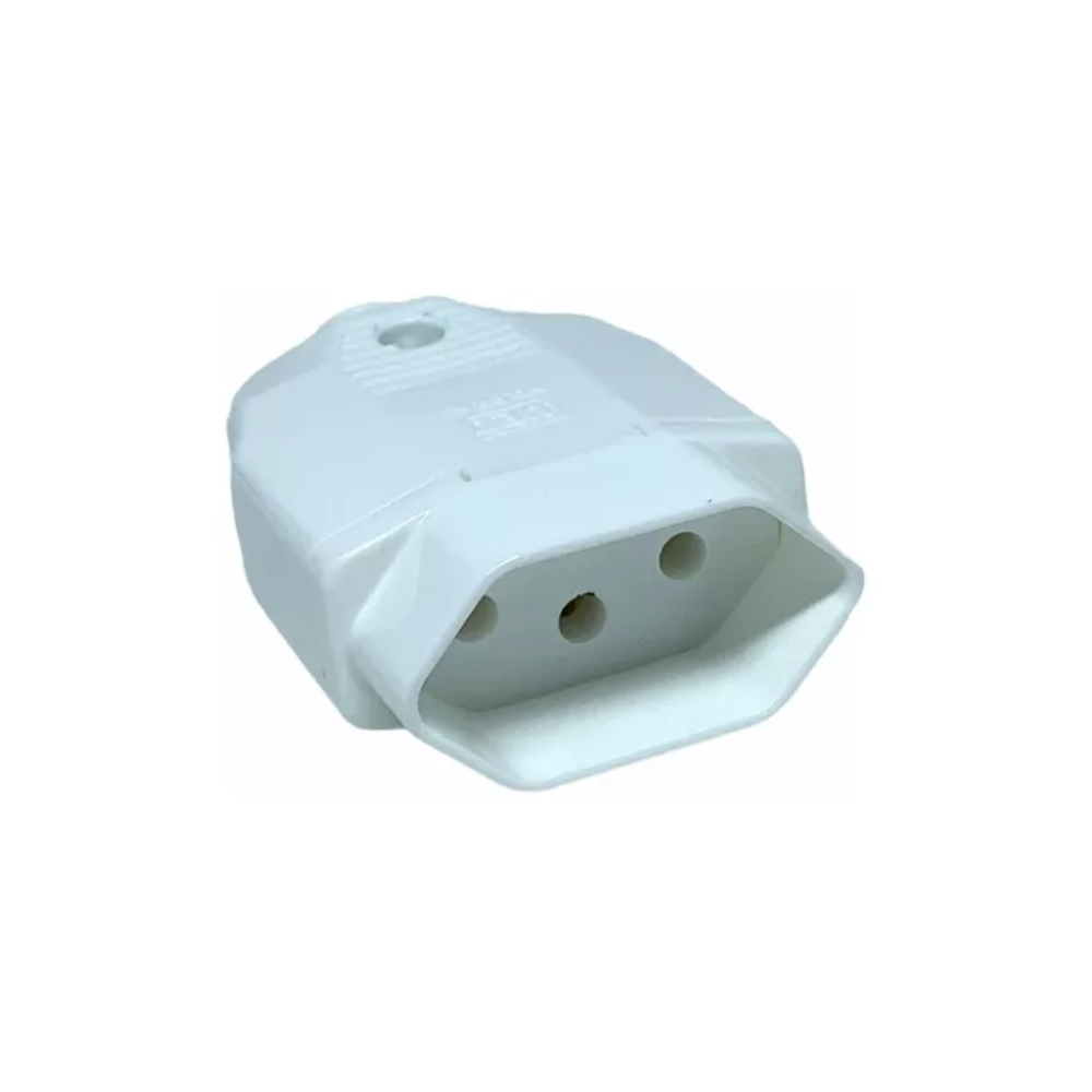 PLUG FEMEA 2P+T 20A 250V BRANCO 180G 13303187 WEG - Cerel Soluções ...