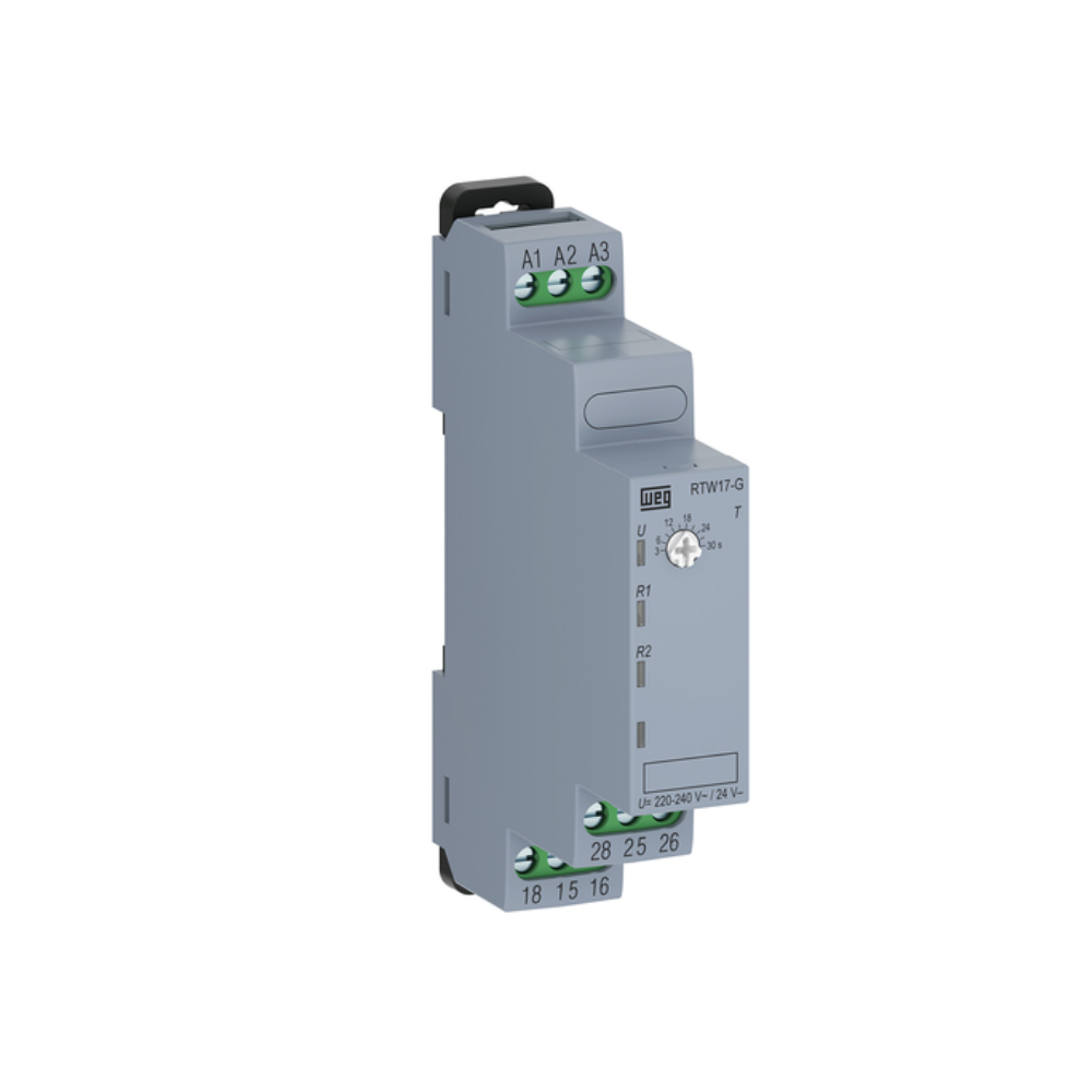 TEMPORIZADOR WEG RTW17 G02U030SE40 220/240V VCA 24 12740939 WEG - Cerel ...