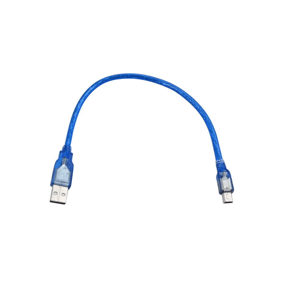 Cabo Mini Usb Para Arduino Nano 2.0 30cm Azul - Cerne Componentes ...