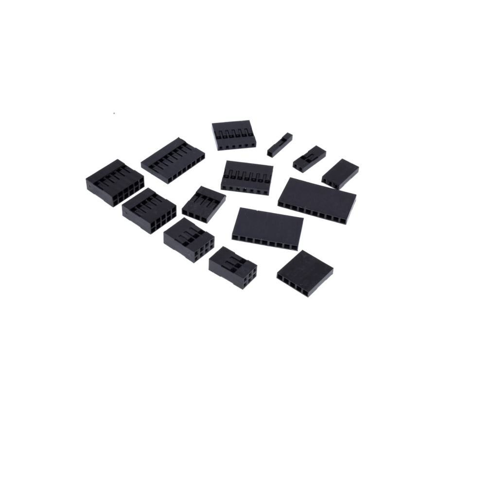 Conector Dupont 2,54mm alojamento 5 pinos - Cerne Componentes Eletronicos