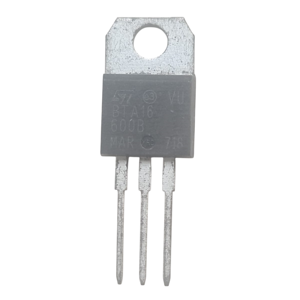 Transistor Triac BTA16-600V TO220 - Cerne Componentes Eletronicos
