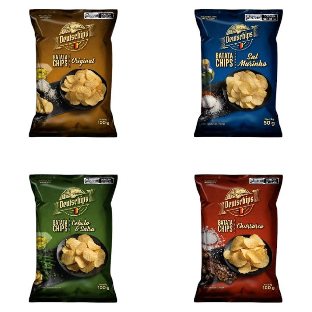 Batata Chips Deuts 50g - Cestas Sabores & Cia