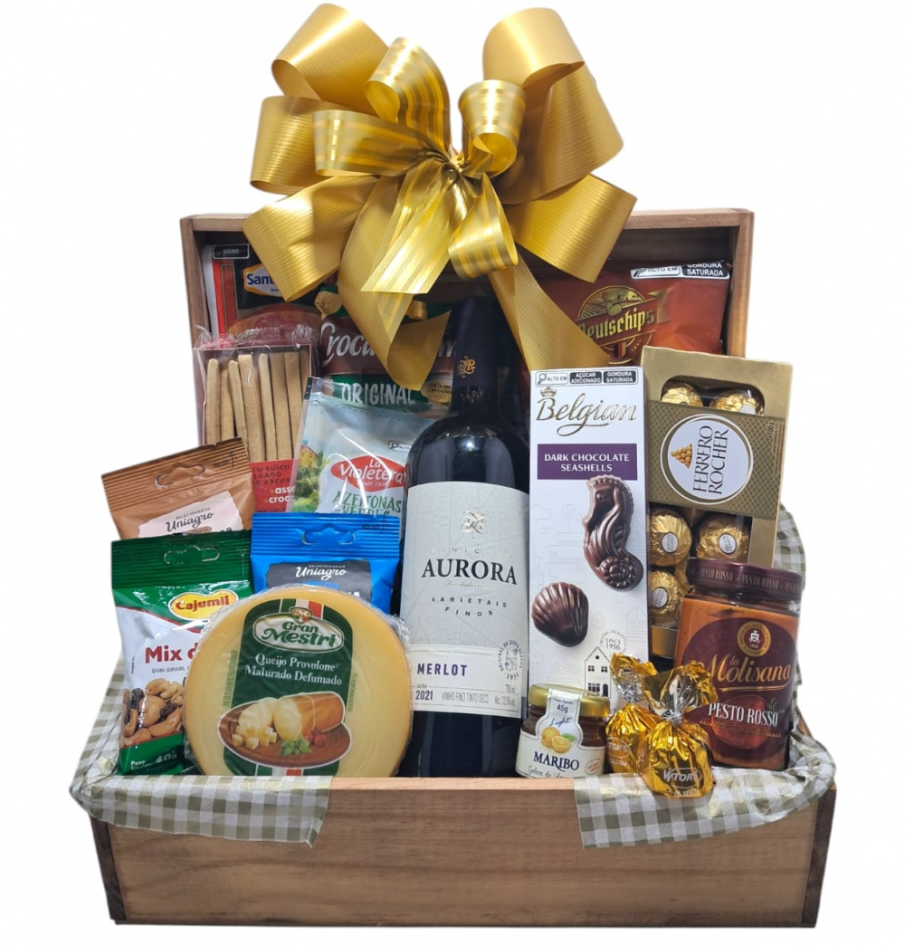 Baú Happy Vip - Cestas Sabores e Cia