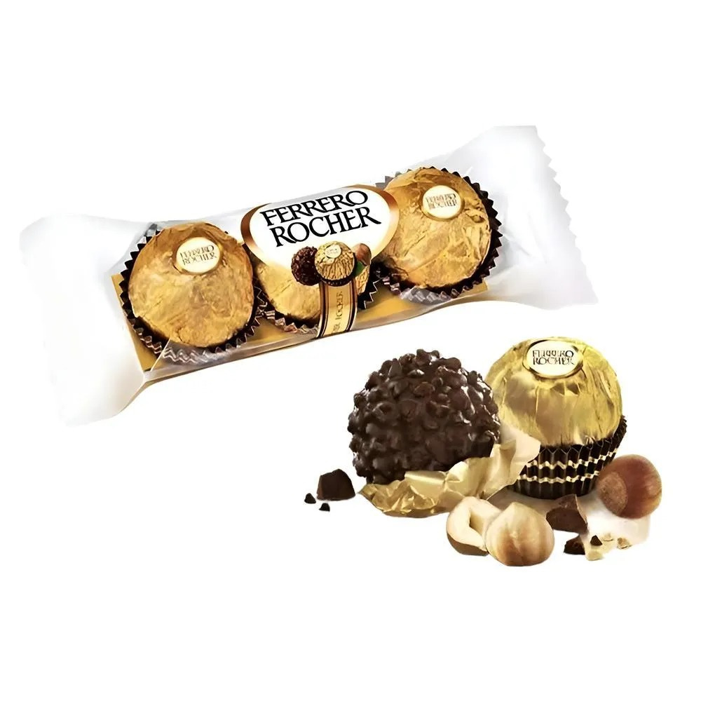 Ferrero Rocher 3un - Cestas Sabores e Cia