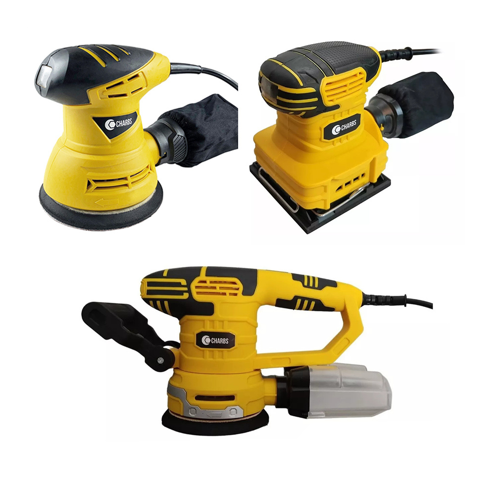 Kit Com 3 Lixadeiras Roto Orbital 240W, 250W e 450W - 220V - Charbs