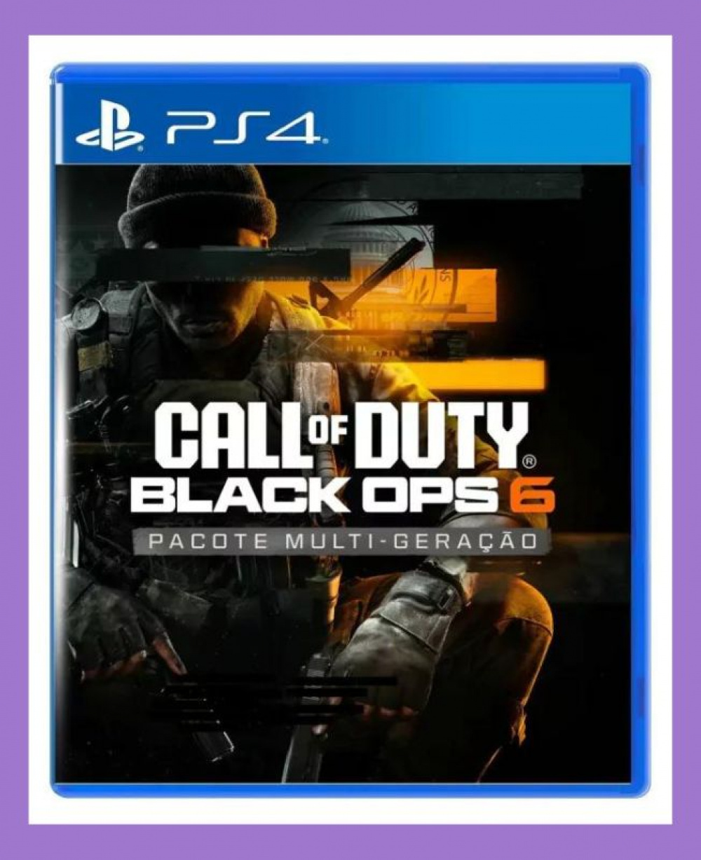 Call of Duty: Black Ops 6 - Pacote Multigeração Para PS4 - Mídia ...
